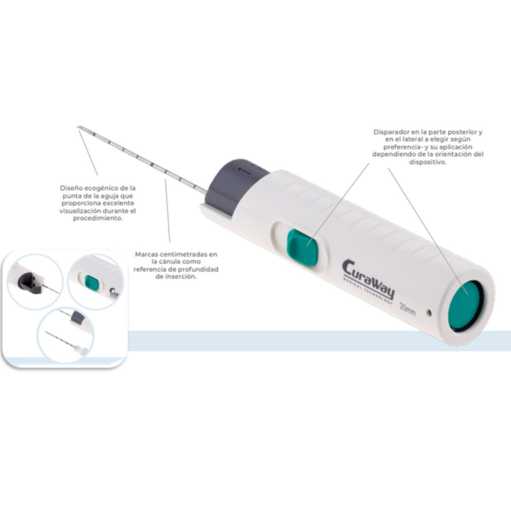 Instrumento de Biopsia de Núcleo Automático – SH Cure